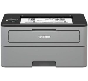 brother compact monochrome laser printer, hl-l2350dw, wireless printing, duplex two-sided printing, amazon dash replenishment ready (renewed)