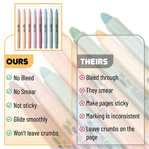 Mr. Pen- Gel Highlighter, 8 Pack, Pastel Colors, Bible Highlighters No Bleed, No Bleed Highlighters, Bible Highlighter, Bible Markers, Gel Highlighters for Bibles, Highlighter