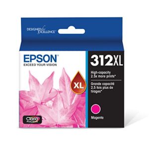 Epson T312XL320 Claria Photo HD Magenta High Capacity Cartridge Ink & T312XL420 Claria Photo HD Yellow High Capacity Cartridge Ink