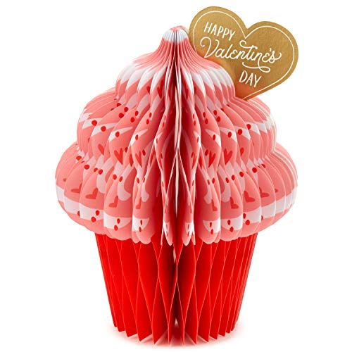 Hallmark Paper Wonder Pop Up Valentines Day Card (Honeycomb Cupcake)