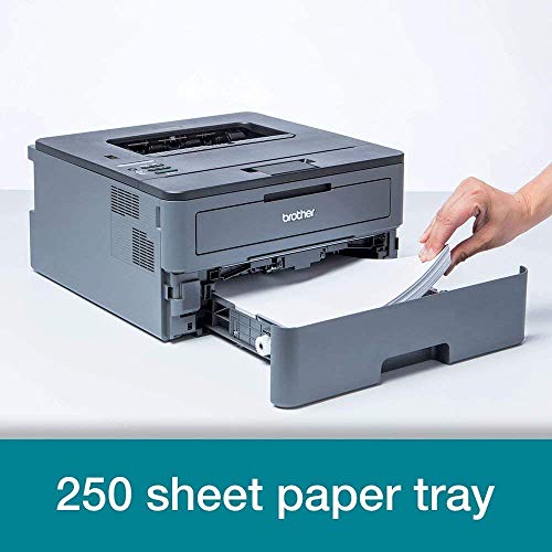 Brother Compact Monochrome Laser Printer 2300 Series, 250-Sheet, Prints up to 27 ppm, Automatic Duplex Printing, Amazon Dash Replenishment Ready, Tech Deal USB Printer Cable