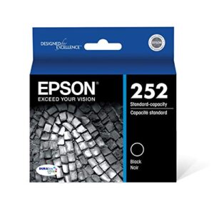 epson t252 durabrite ultra ink standard capacity black cartridge (t252120-s) for select epson workforce printers