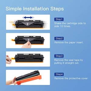 GPC Image Compatible Toner Cartridge Replacement for Canon 045 Toner Cartridges 045h CRG-045H for Color ImageCLASS MF634Cdw MF632Cdw LBP612Cdw LBP613Cdw MF632 MF634 Series Printer Tray(4-Pack)