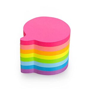 Bubble Shape Sticky Notes 8 Color Bright Colorful Sticky Pad 75 Sheets/Pad Self-Sticky Note Pads