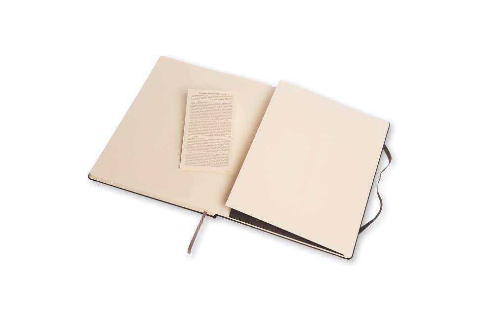 Moleskine Classic Notebook, Hard Cover, XL (7.5" x 9.5") Ruled/Lined, Black, 192 Pages