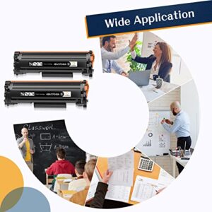 Colorking Toner Cartridge Replacement for HP 48A CF248A for HP Laserjet Pro MFP M15w M29w M28w M15a M29a M28a M30w M31w M16a M16w M28 M31 M15 M14 M17 Laser Toner Printer (Black, 2 Pack)