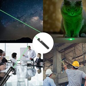 LUEIIN Green Laser Pointer, Long Range Laser Pointer 10000 Feet Visible Beam, Rechargeable Green Laser Pointer High Power for Presentations