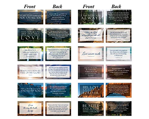 JBH Creations Share a Verse Bible Cards with Full Scripture - Pack of 48