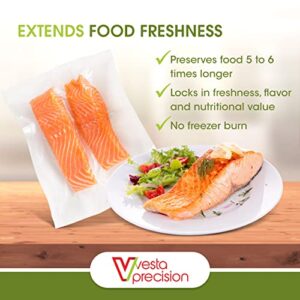 Vesta Vacuum Sealer Bags Rolls | 8"x50' 2 pack | ideal for Food Saver, Seal a Meal | BPA Free, Heavy Duty | Great for food vac storage or sous vide