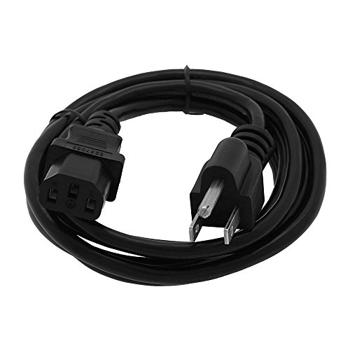 DIGITMON 3 Prong Universal Printer AC Power Cord for Brothers HL-L3270CDW Laser Printer (3 Feet, Black)