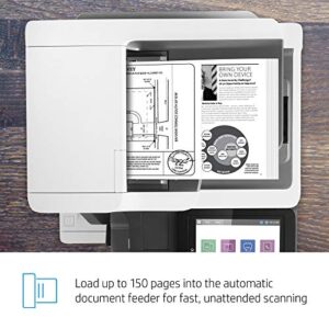 HP LaserJet Enterprise MFP M634z Monochrome All-in-One Printer with built-in Ethernet, 2-sided printing, extra paper trays & 3-bin stapler/stacker (7PS96A)