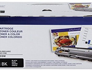 Brother TN221BK Standard Yield Black and TN225C, TN225M, TN225Y High Yield Cyan, Magenta and Yellow Toner Cartridge Set