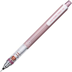 uni kurutoga mechanical pencil standard, 0.5mm, baby pink (m54501p.68)