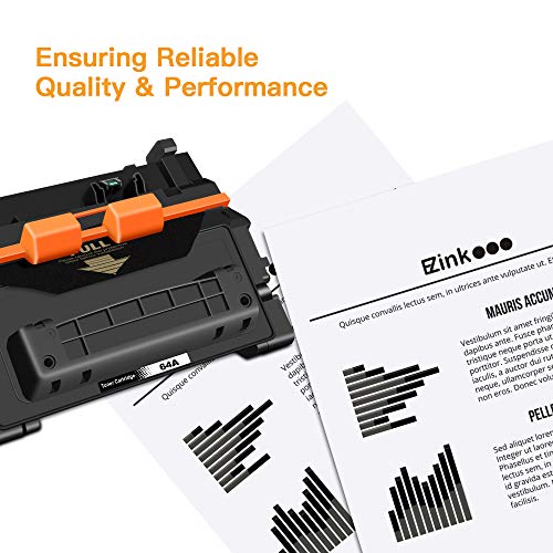 E-Z Ink (TM) Compatible Toner Cartridge Replacement for HP 64A CC364A 64X CC364X Compatible with Laserjet P4014N P4014DN P4015N P4015X P4015DN P4515N P4515X P4014 P4015 P4515 Printer (Black, 1 Pack)