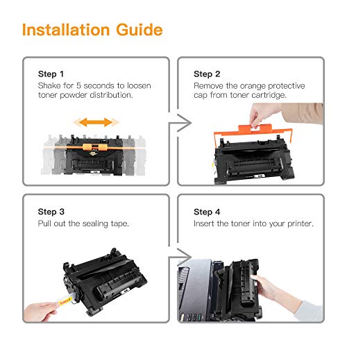 E-Z Ink (TM) Compatible Toner Cartridge Replacement for HP 64A CC364A 64X CC364X Compatible with Laserjet P4014N P4014DN P4015N P4015X P4015DN P4515N P4515X P4014 P4015 P4515 Printer (Black, 1 Pack)