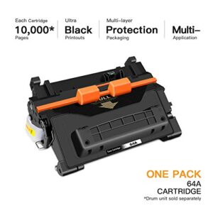 E-Z Ink (TM) Compatible Toner Cartridge Replacement for HP 64A CC364A 64X CC364X Compatible with Laserjet P4014N P4014DN P4015N P4015X P4015DN P4515N P4515X P4014 P4015 P4515 Printer (Black, 1 Pack)