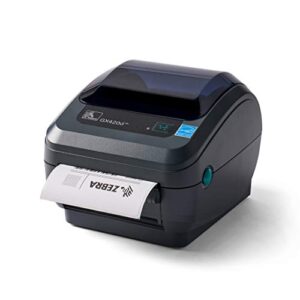 zebra gx420d direct thermal desktop printer print width of 4 in usb serial and parallel port connectivity includes peeler gx42-202511-000