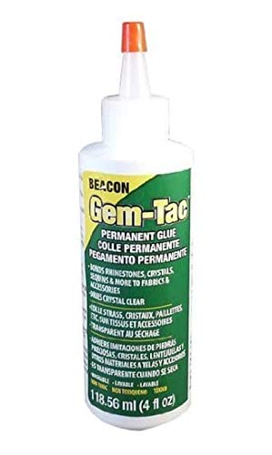 Beacon Gem-Tac Permanent Adhesive, 4-Ounce - 2 Pack