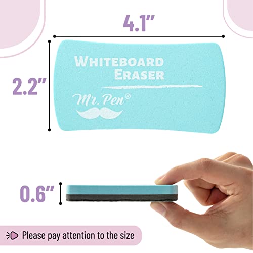 Mr. Pen- White Board Erasers, 8 Pack, Pastel Colors, Magnetic Dry Erase Erasers, Dry Erase Board Erasers, Magnetic Whiteboard Eraser, Dry Erasers for White Board, Magnetic Whiteboard Erasers