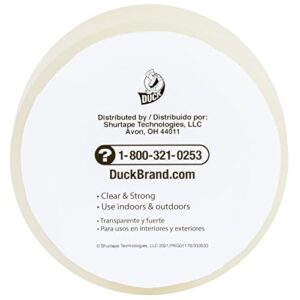 Duck Brand All Weather Indoor/Outdoor Repair Tape, Clear, 1.88-Inch x 100-Feet, Single Roll, 281230