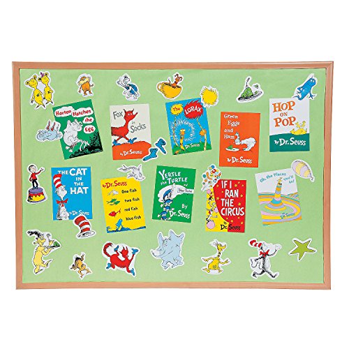 Dr. Seuss Favorite Books Mini Bulletin Board Set - 33 Pieces - Classroom Decor