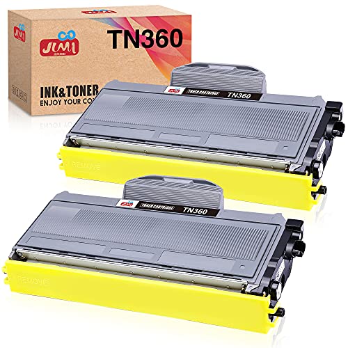 Compatible Toner Printer Cartridge Replacement for Brother TN360 TN-360 TN330 for Brother HL-2170W HL-2140 MFC-7840W MFC-7340 MFC-7345N DCP-7040 DCP-7030 DCP-7045N (Black, High Yield, 2-Pack)