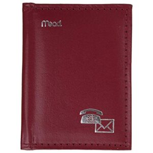 mead mini telephone & address book, assorted colors, color selected for you, 1 count (67142)