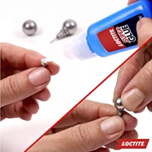 Loctite Super Glue Liquid Professional, Clear Superglue for Plastic, Wood, Metal, Crafts, & Repair, Cyanoacrylate Adhesive Instant Glue, Quick Dry - 0.7 fl oz Bottle, Pack of 2