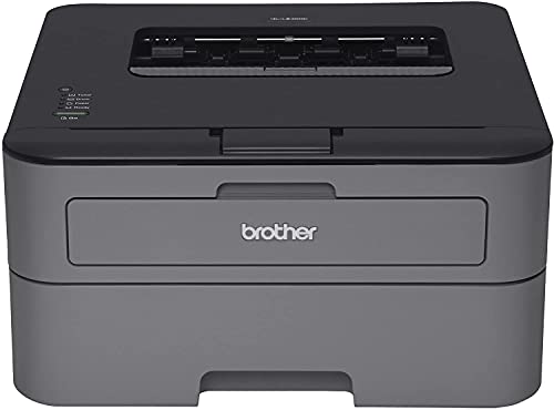 Brother New HL-L2300 Series Monochrome Laser Printer: 2400 x 600 Resolution, Upto 27 ppm Print Speed, Hi-Speed USB 2.0, 250-sheet Capacity, Automatic Duplex Printing, TF USB Cable (HL-2300 Series)