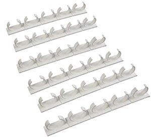 crazy chef spice clips spice gripper clips strips cabinet holder – spice organizer holds 30 spice jars – pantry and inside cabinet organization 3m adhesive strength