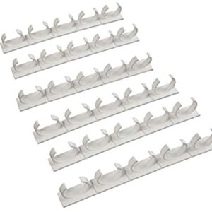 Crazy Chef Spice Clips Spice Gripper Clips Strips Cabinet Holder - Spice Organizer Holds 30 Spice Jars - Pantry and Inside Cabinet Organization 3M Adhesive Strength