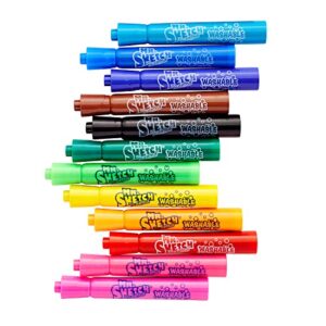 Mr. Sketch Scented Washable Markers, Chisel Tip, Assorted Colours, 36 Count.