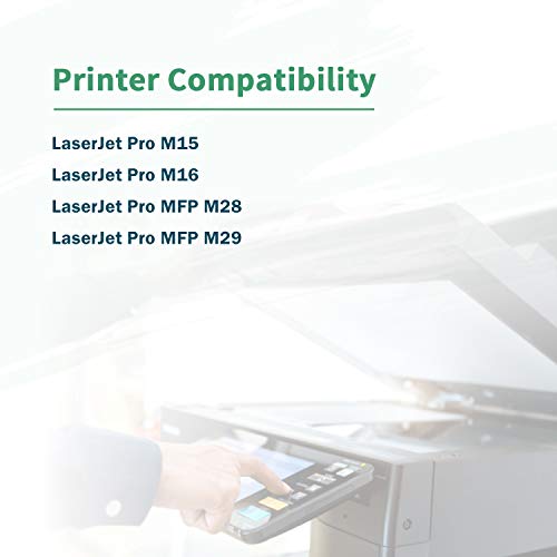 ZIPRINT Compatible Toner Cartridge Replacement for HP 48A CF248A for HP Laserjet Pro M15w M15 M15a M16 M16w M16a Pro MFP M28w M28 M30w M29w M29 M29a M28a M31w Printer (Black, 2-Pack)