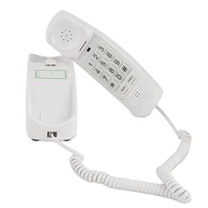 landline phones for home – telephones for hearing impaired – corded phone for seniors – retro phone – improved version of the 1965 landline phone – analog phone – big button, isoho phones (white)