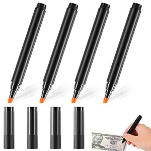 counterfeit bill detector pen fake bill checker money tester pen universal detect false currency pen bills counterfeit detector (4 pieces)