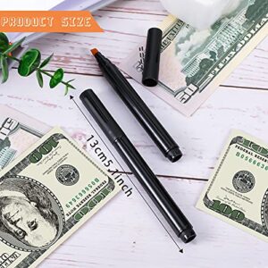 Counterfeit Bill Detector Pen Fake Bill Checker Money Tester Pen Universal Detect False Currency Pen Bills Counterfeit Detector (4 Pieces)