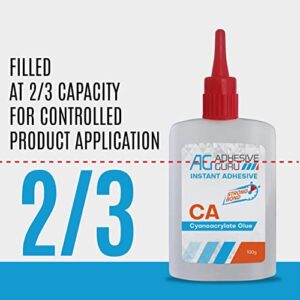 Adhesive Guru CA Glue with Activator Woodworking (1.7 oz - 6.76 fl oz) Ca Glue for Woodworking, Cyanoacrylate Glue and Activator