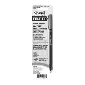 Sharpie Felt Tip Pens, Fine Point, Black, 2 Count