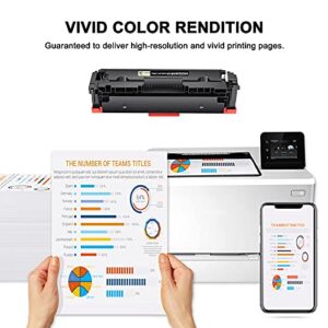 Toner Bank Compatible Toner Cartridge Replacement for HP 414A 414X 414 W2020A Work with Color Pro MFP M479fdw M454dw M479fdn M454dn M479 Laser Printer Ink (Black Cyan Magenta Yellow, 4-Pack)