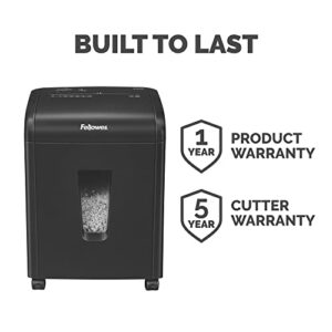 Fellowes 62MC 10-Sheet Micro-Cut Home and Office Paper Shredder with Safety Lock