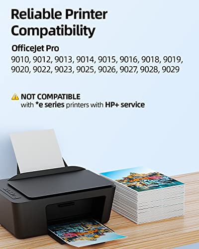 FASTINK Compatible 962XL Ink Cartridges Combo Pack,with Updated Chip,High Yield,Replacement for HP 962XL 962 XL,Works with HP OfficeJet Pro 9010 9015 9015e 9018 9018e 9025 9025e Printer