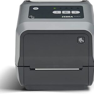 ZEBRA ZD621 Thermal Transfer Desktop Printer 300 dpi Print Width 4 inch USB Serial Ethernet ZD6A043-301F00EZ