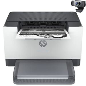 hp laserjet m209dw single-function wireless monochrome laser printer – print only – 30 ppm, 600 x 600 dpi, 8.5″ x 14″ legal, auto duplex printing, usb, wifi, ethernet, cbmou external webcam (renewed)