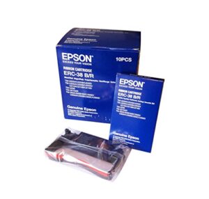 epson erc38br cash register ribbon black/red eps erc38br – 10 ribbons