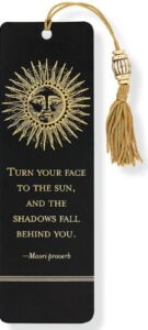 sun beaded bookmark