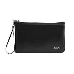 fireproof money bag (2000℉), fireproof document bags, fireproof bag, money bag, bank cash bag with zipper & strap, suitable for a5 documents, bank inventory, passport (black)