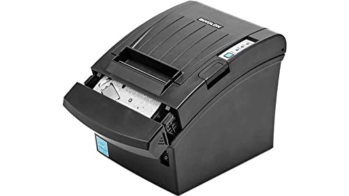 Bixolon SRP-350PLUSIIICOSG Thermal Printer with Power Supply and USB Cable, Serial/USB/Ethernet, Black (Renewed)