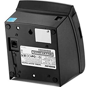 Bixolon SRP-350PLUSIIICOSG Thermal Printer with Power Supply and USB Cable, Serial/USB/Ethernet, Black (Renewed)