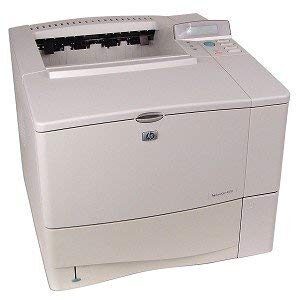 hp laserjet 4100 parallel monochrome laser printer w/toner (renewed)