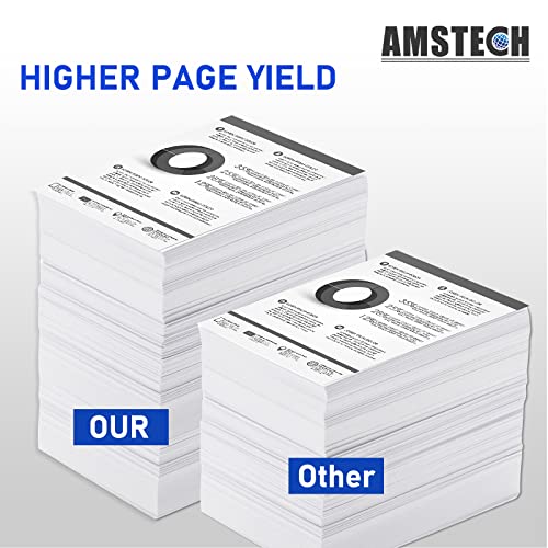 Amstech TN850 TN 850 TN-850 High Yield Toner Cartridge 2 Pack Compatible Replacement for Brother TN850 TN820 HL-L6200DW MFC-L5850DW MFC-L5700DW L5900DW HL-L5200DW MFC-L5900DW MFC-L6800DW Printer Black